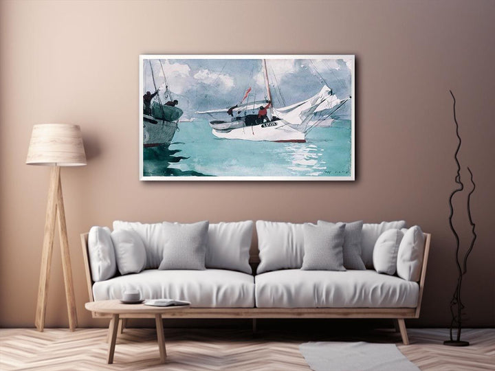 Fishing Boats, Key West Painting – Canvas Art Prints