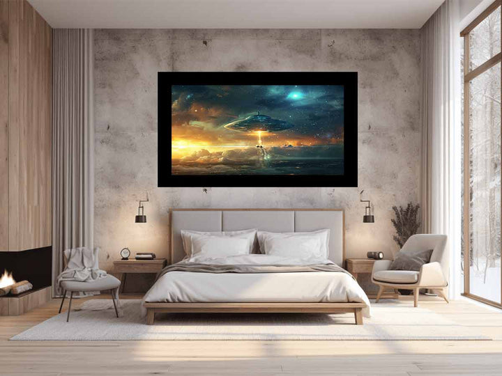 Alien Landing – Canvas Art Prints