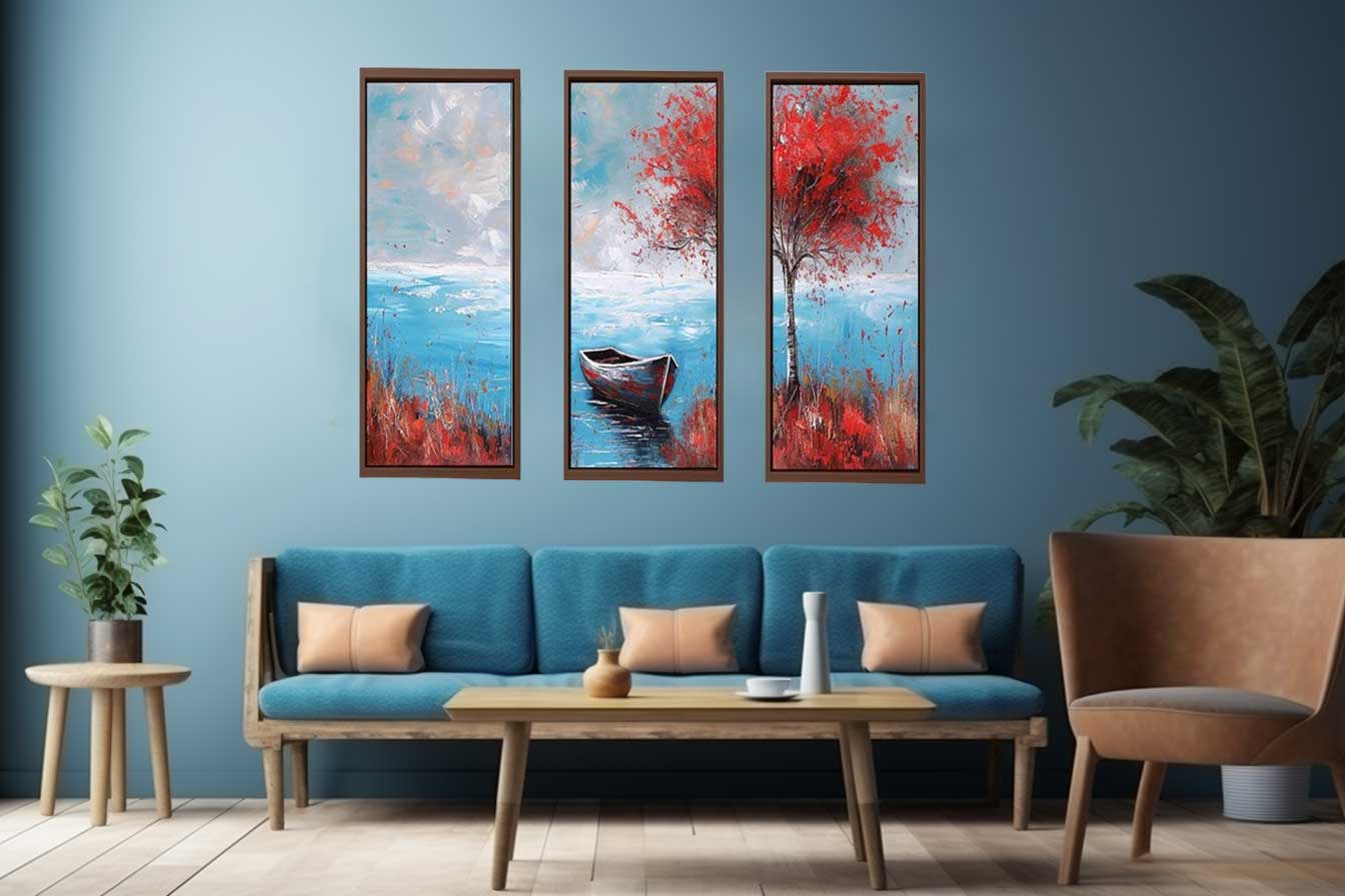 3 Panel Painting. Art Print Set – Canvas Art Prints