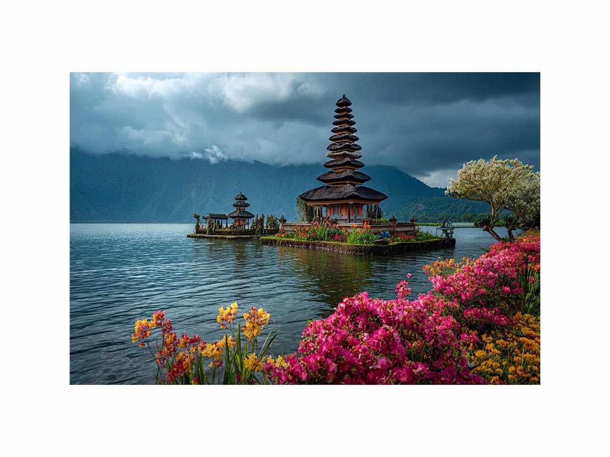 Bali Temple Painting – Canvas Art Prints