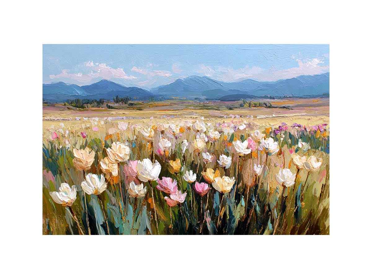 Tulip Outback Garden Painting – Canvas Art Prints