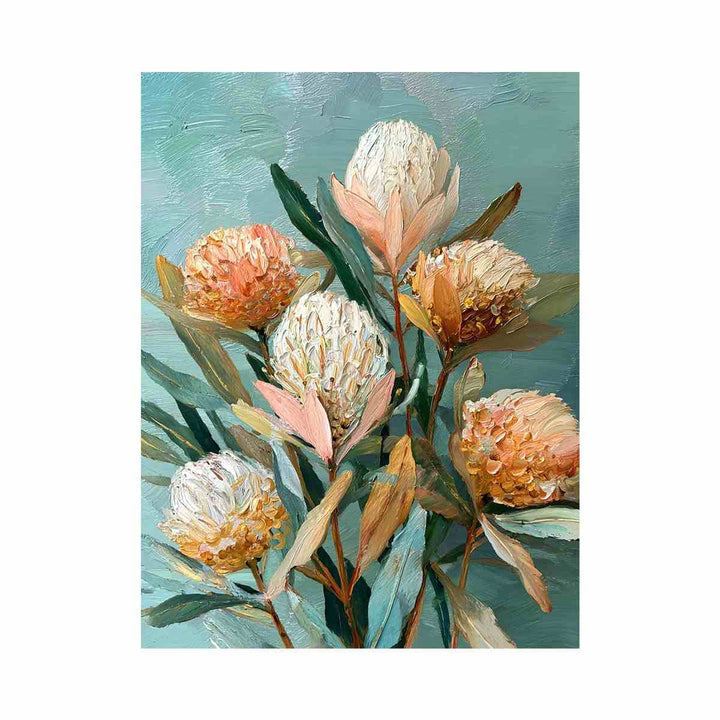 Banksia Bloom Painting – Canvas Art Prints