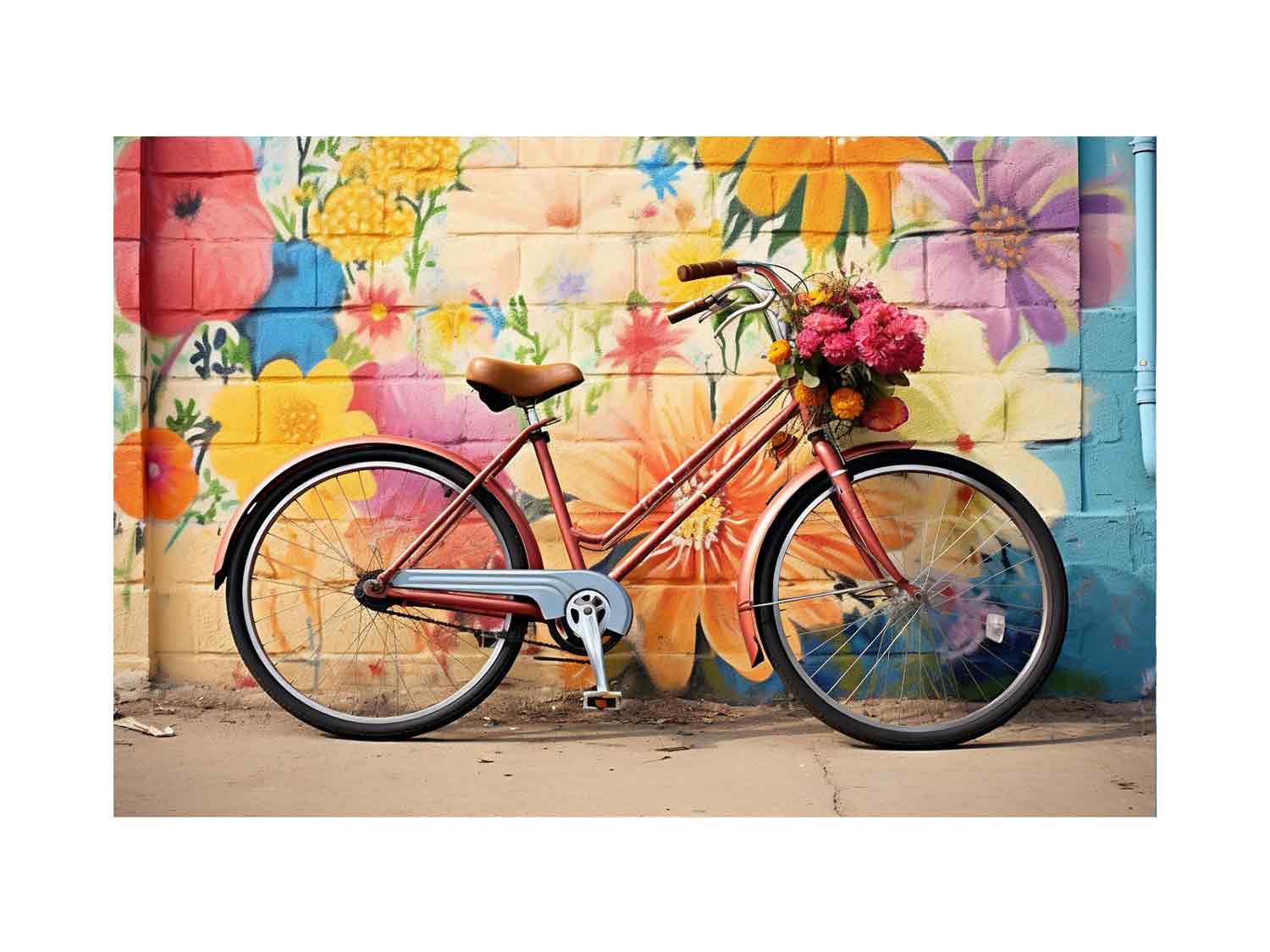 Modern Bicycle Art Painting – Canvas Art Prints