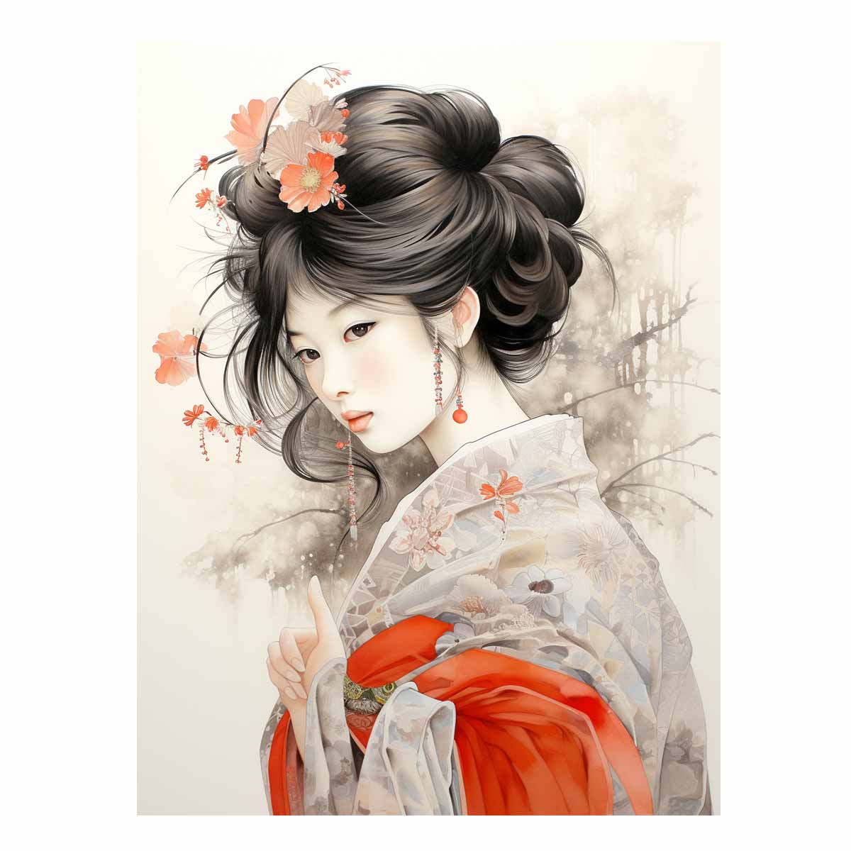 Japanese Women Art – Canvas Art Prints
