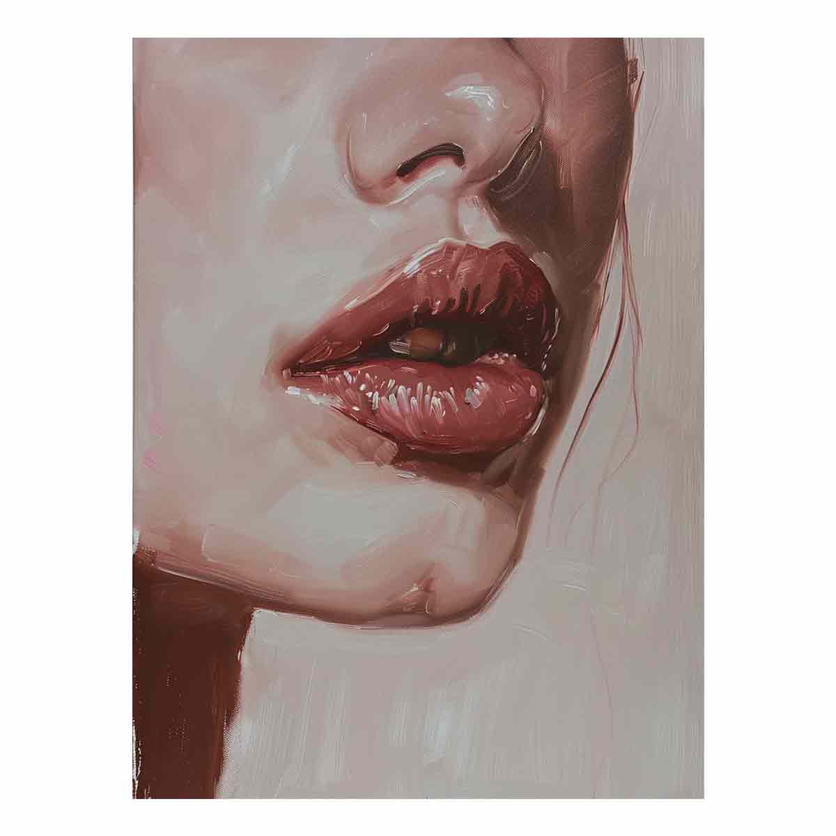 Loving Lips – Canvas Art Prints