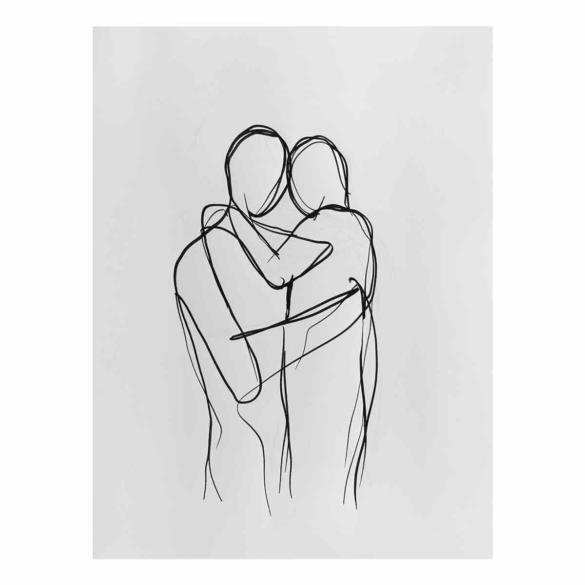 Tight Hug – Canvas Art Prints